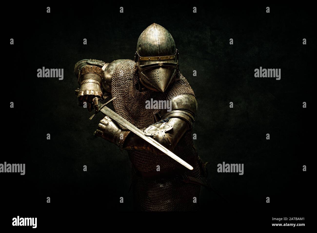 Roman knight attack hi-res stock photography and images - Alamy