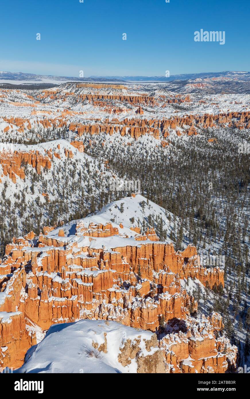 Bryce Canyon National Park Utah Winter Landscape Stock Photo - Alamy