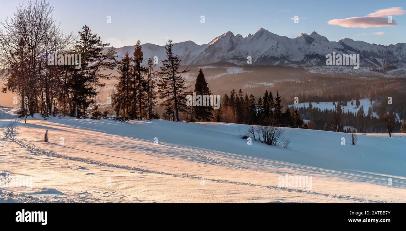 Winter in Tatra Mountains Stock Photo - Alamy
