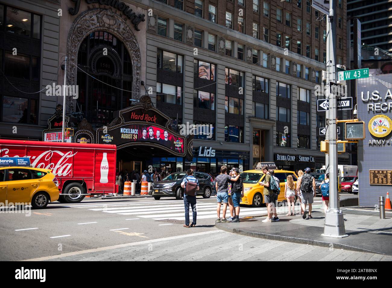 New York City, New York, USA- August 09, 2019: Times Square, NYC Stock ...