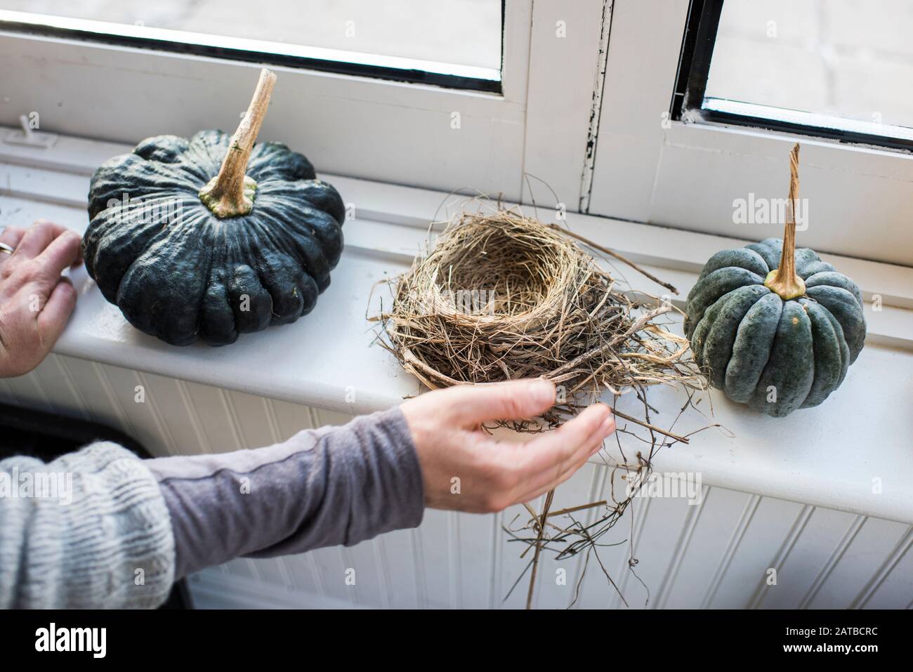 Decorating window sill hi-res stock photography and images - Alamy