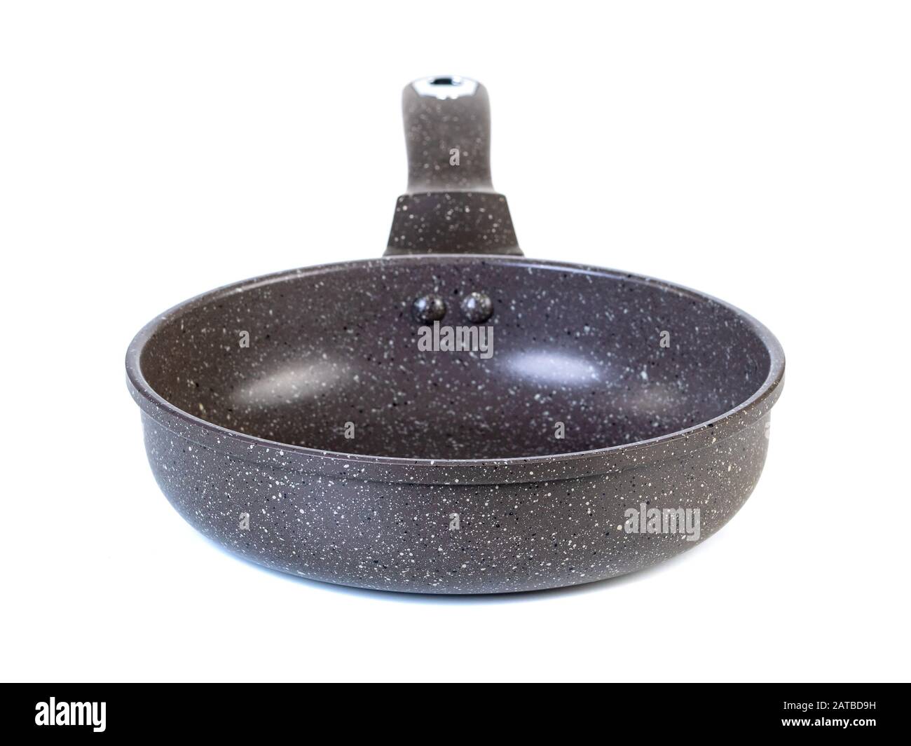 New Frying pan isolated on white background Stock Photo - Alamy