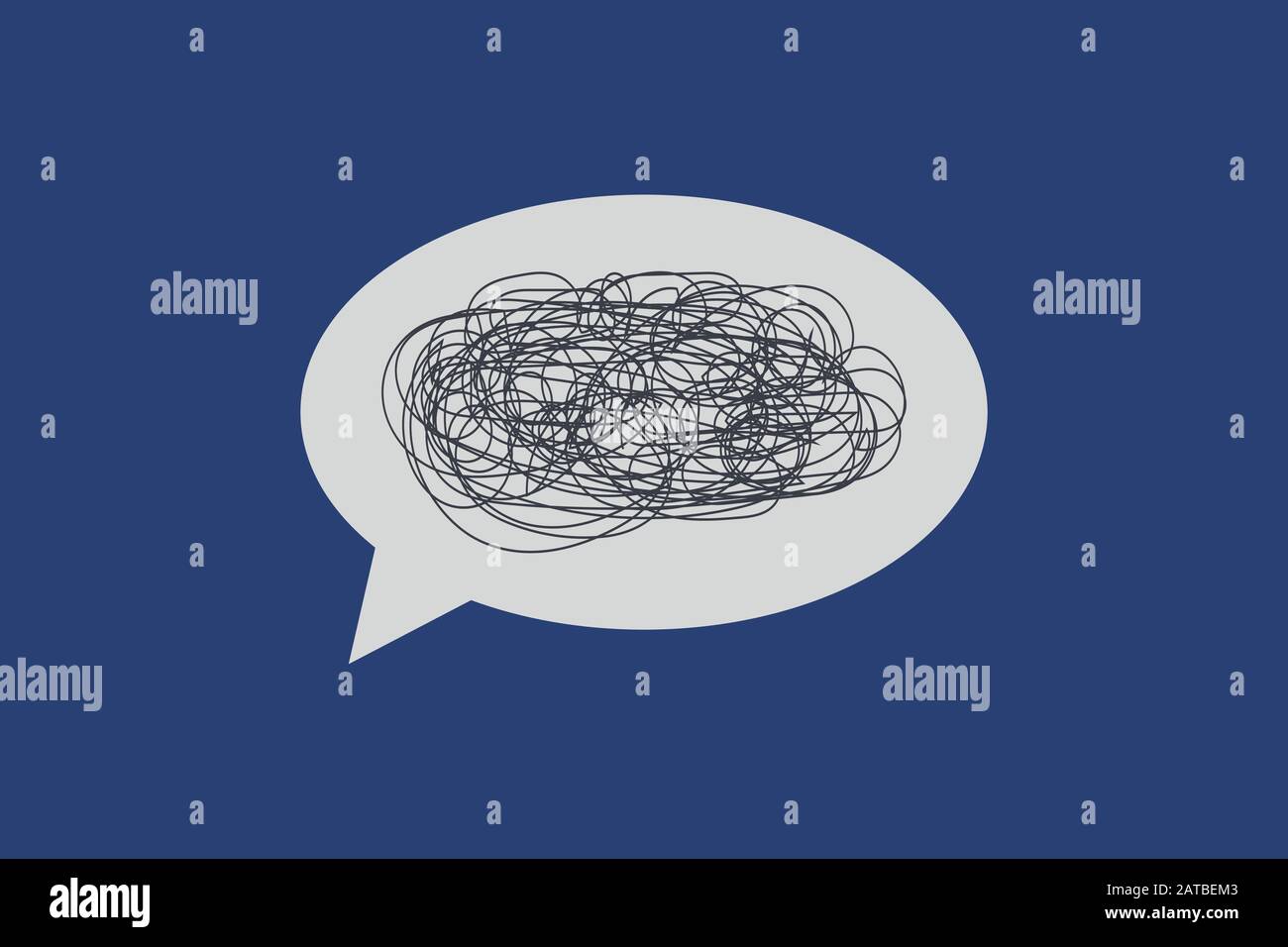 No communication message Poor communication with speech bubbles, not ...