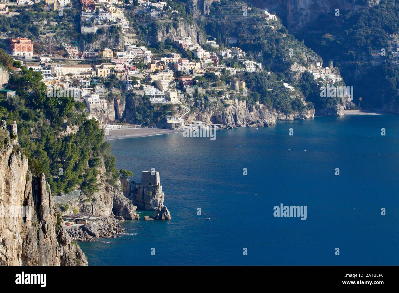 Colours of positano hi-res stock photography and images - Alamy