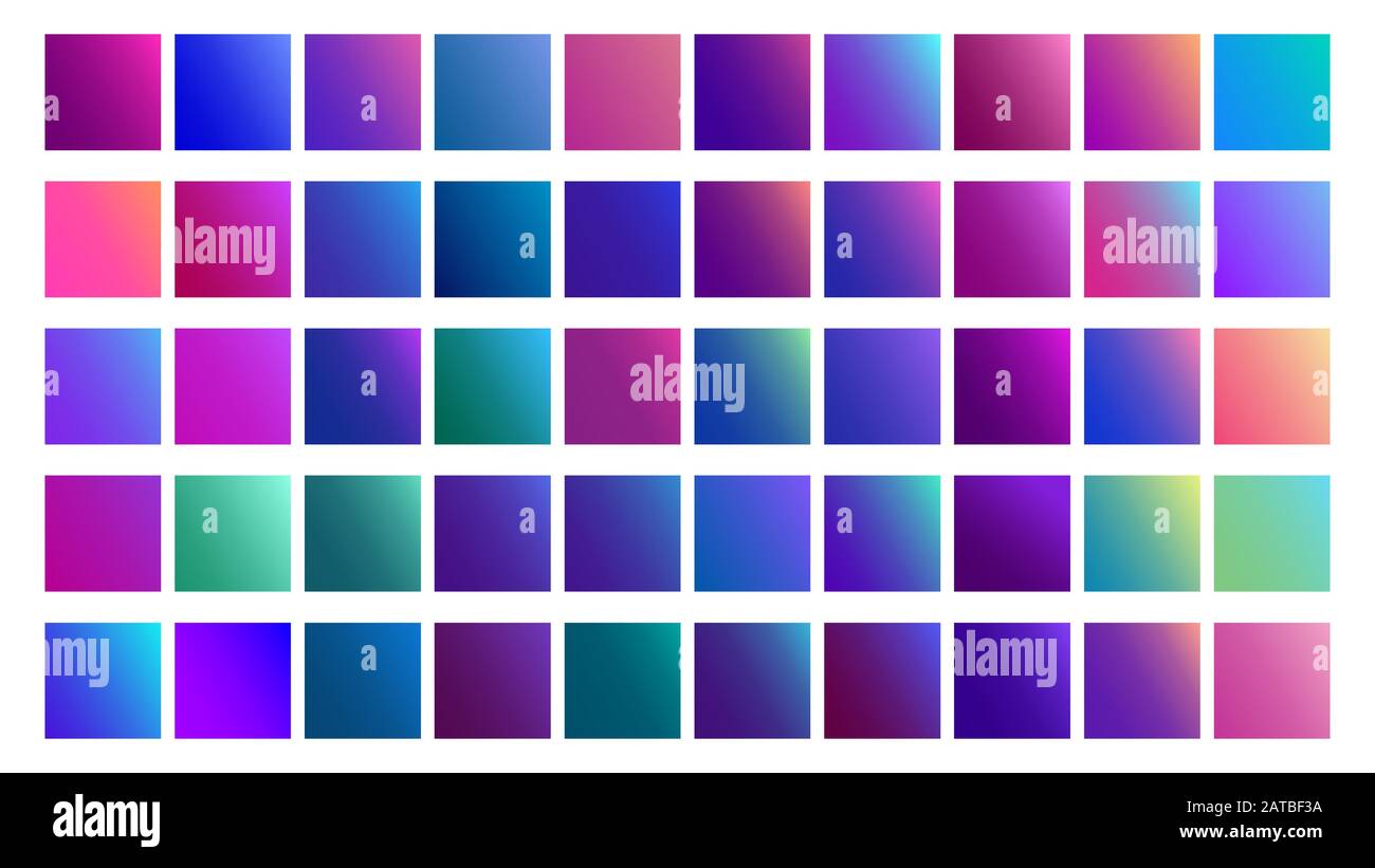 Set of gradients in tech shades of blue Stock Vector Image & Art - Alamy