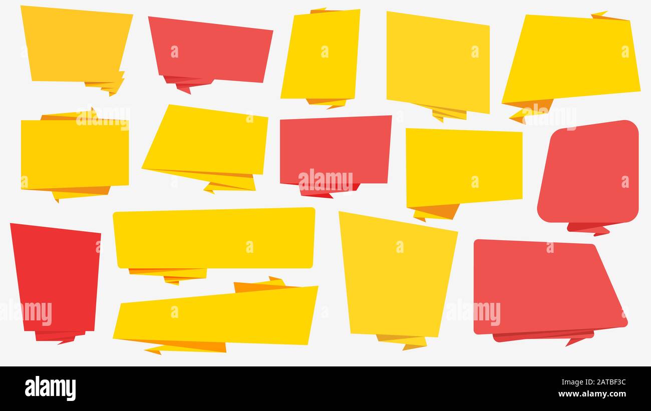Set of web banners of different shapes Stock Vector Image & Art - Alamy