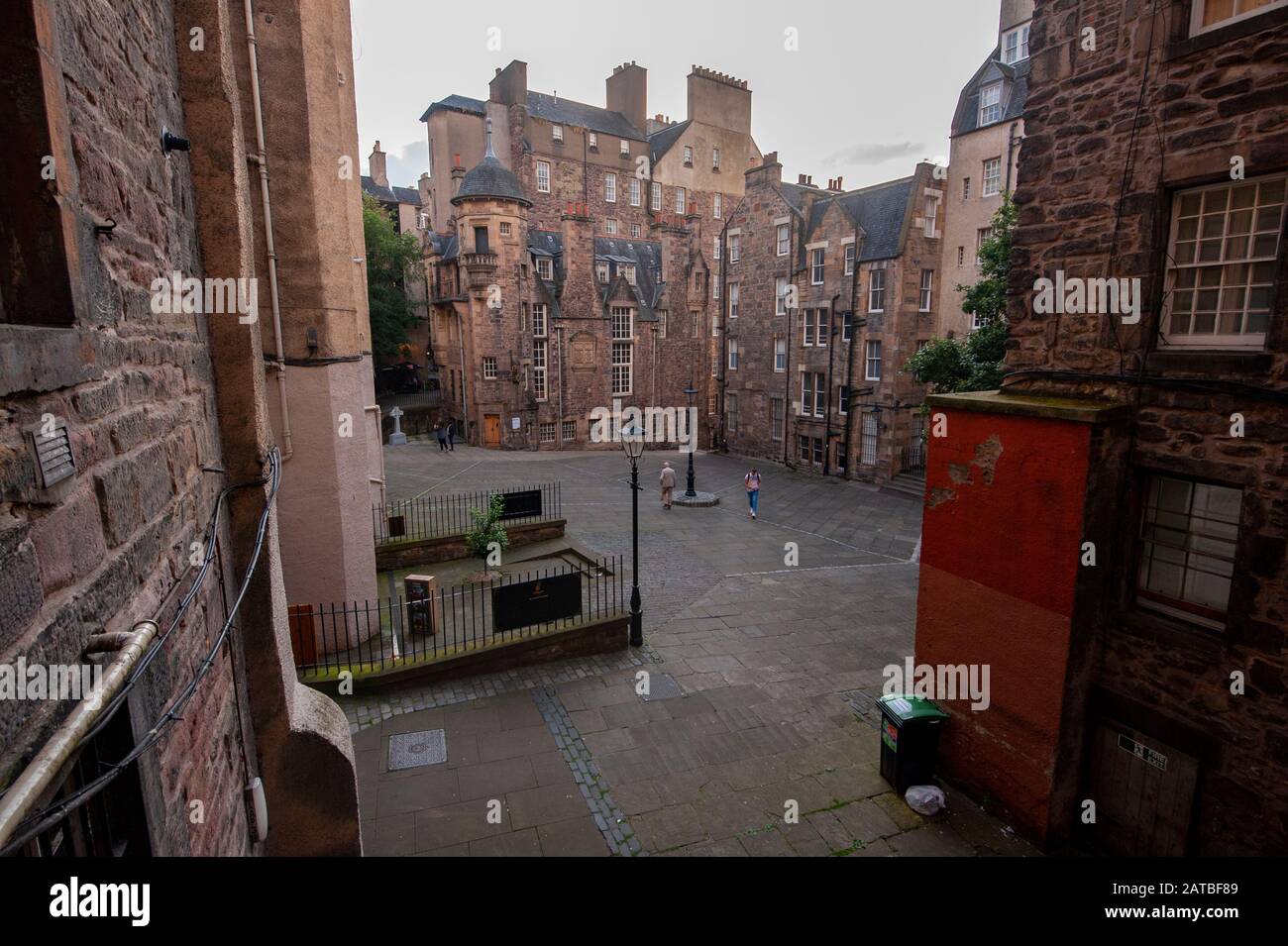 The Writers' Museum in Lady Stair's Close. Edinburgh cityscape/travel ...