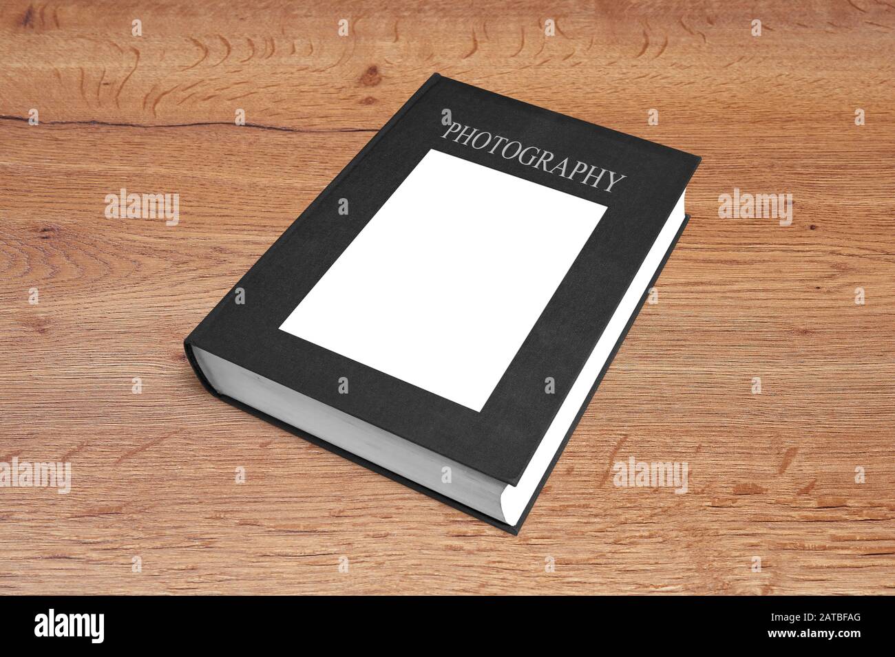 Photography black book with empty frame for your pictures Stock Photo ...