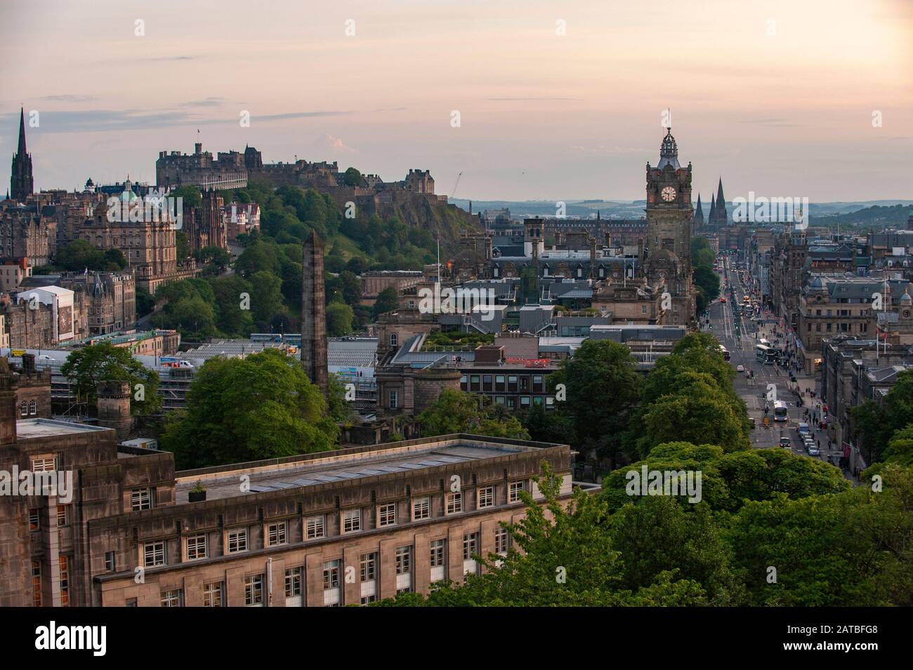 Edinburgh cityscape/travel photograph by Pep Masip Stock Photo - Alamy