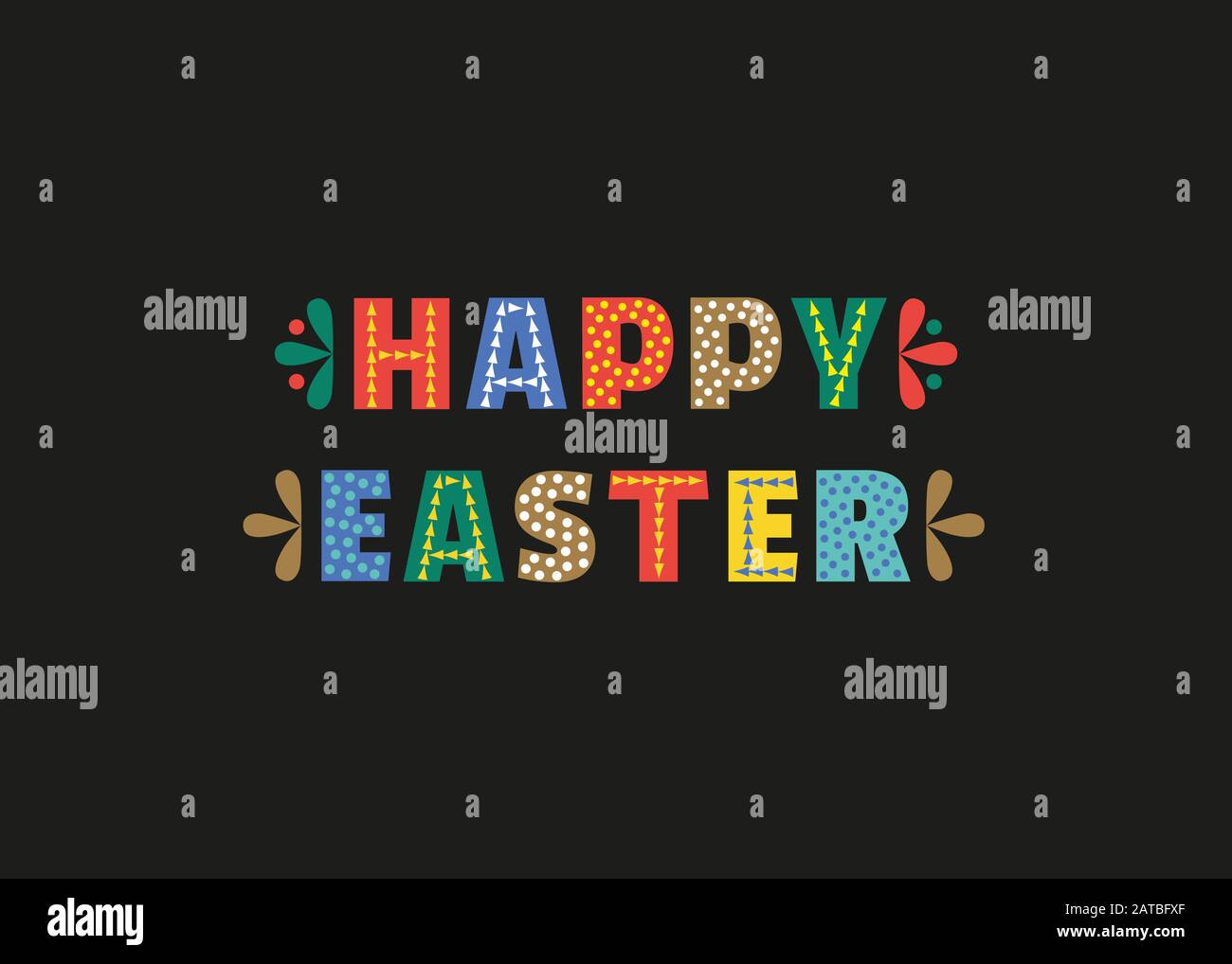 Easter banner background abstract Stock Vector Images - Alamy
