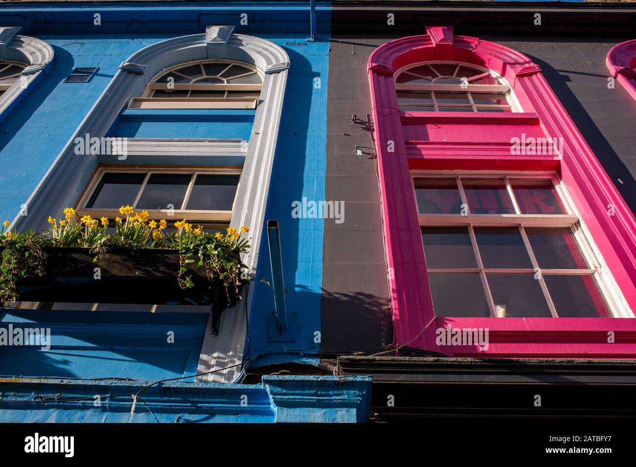 Victoria street colourful windows detail in Edinburgh. Edinburgh ...