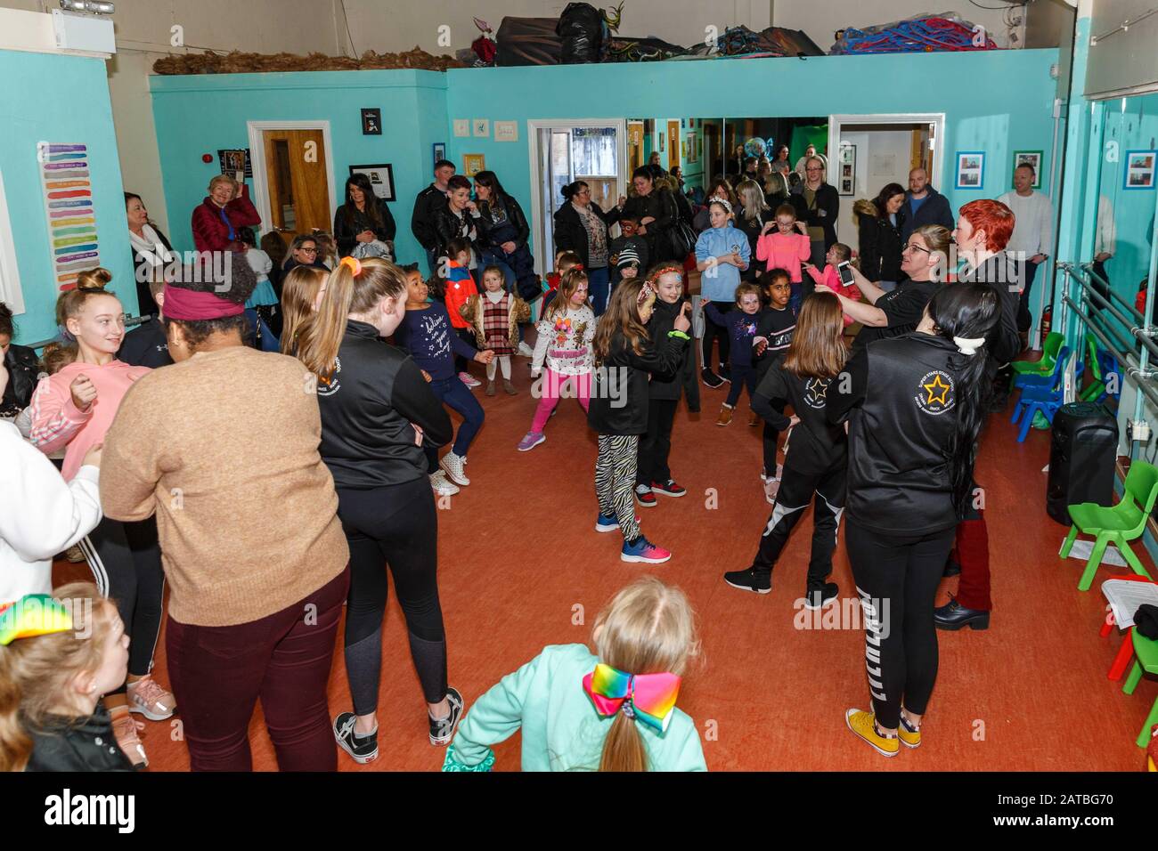 Cork, Ireland. 1st Feb, 2020. Muin Preschool and Surstar Stage School ...