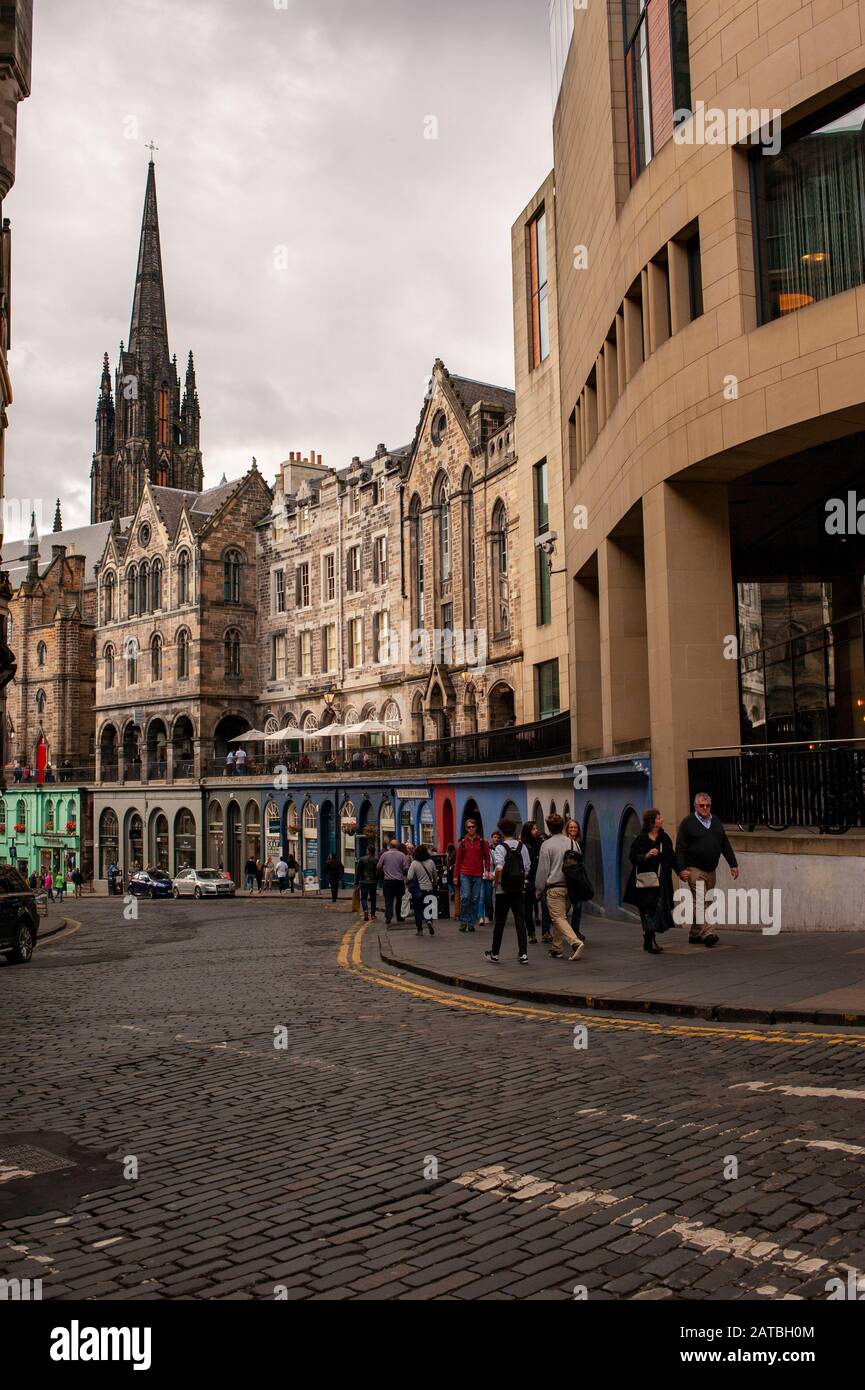 Victoria street upper section. Edinburgh cityscape/travel photograph by ...