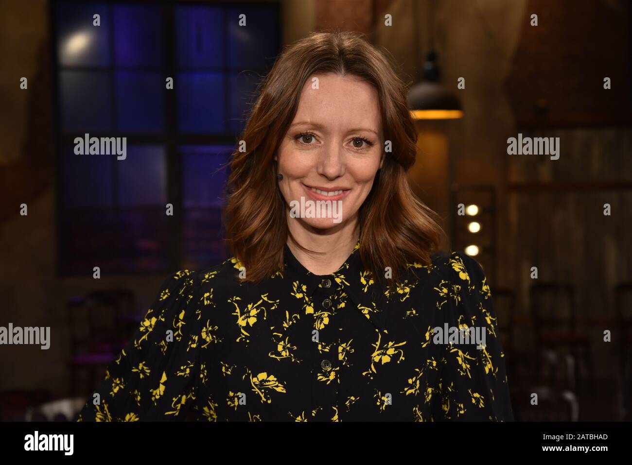 Cologne, Germany. 31st Jan, 2020. Lavinia Wilson, actress, guest on the ...