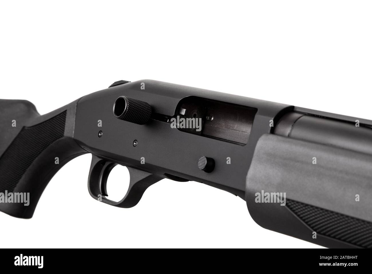 Shotgun isolated on white background Stock Photo - Alamy