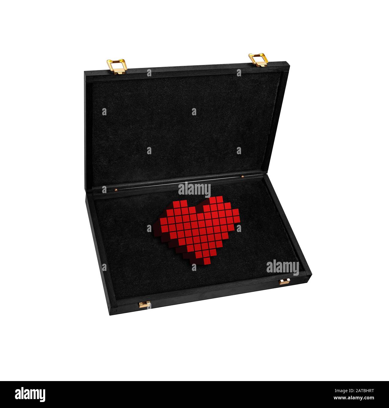 Pixel heart hi-res stock photography and images - Alamy