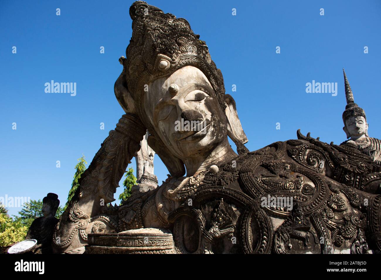 NONG KHAI, THAILAND - DECEMBER 19 : Sala Kaew Ku or Keoku fantastic ...