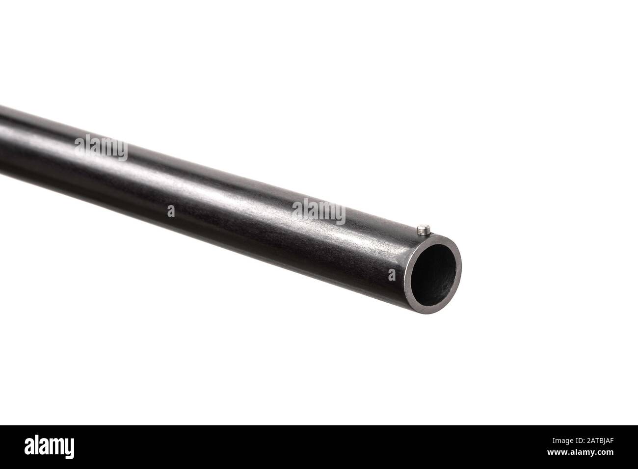 Smoothbore hunting rifle with a wooden butt. Single-barrel weapon for ...