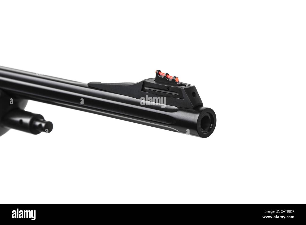 modern semi-automatic hunting rifle isolated on white background Stock ...