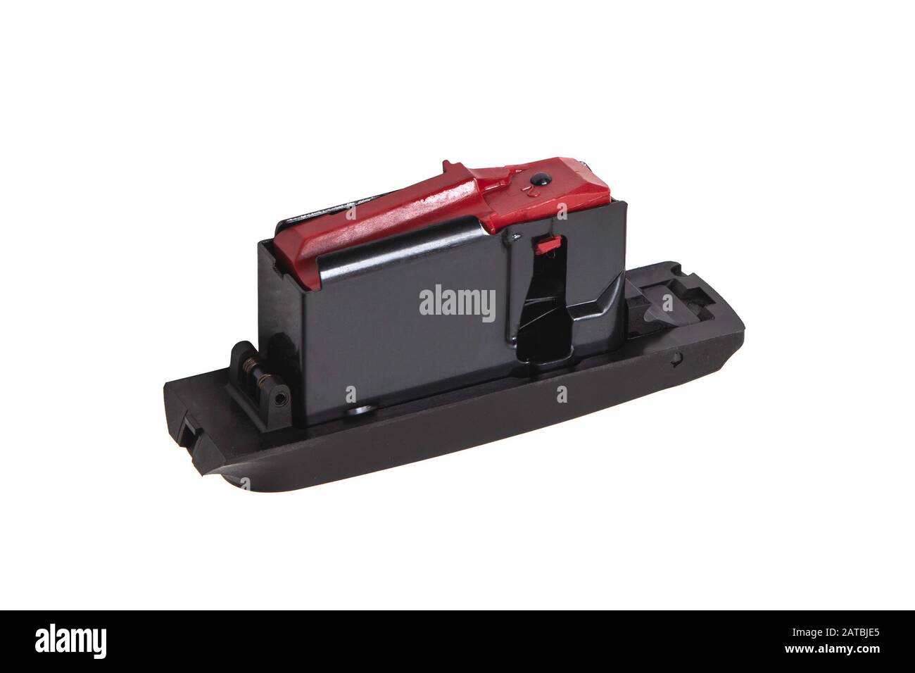 Hunting rifle magazine isolated on white background Stock Photo - Alamy