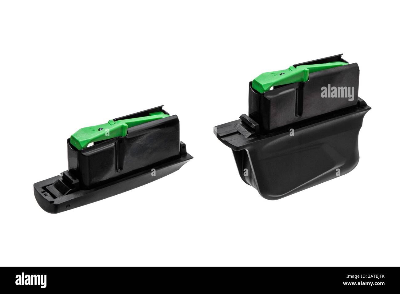 Hunting rifle magazine isolated on white background Stock Photo - Alamy