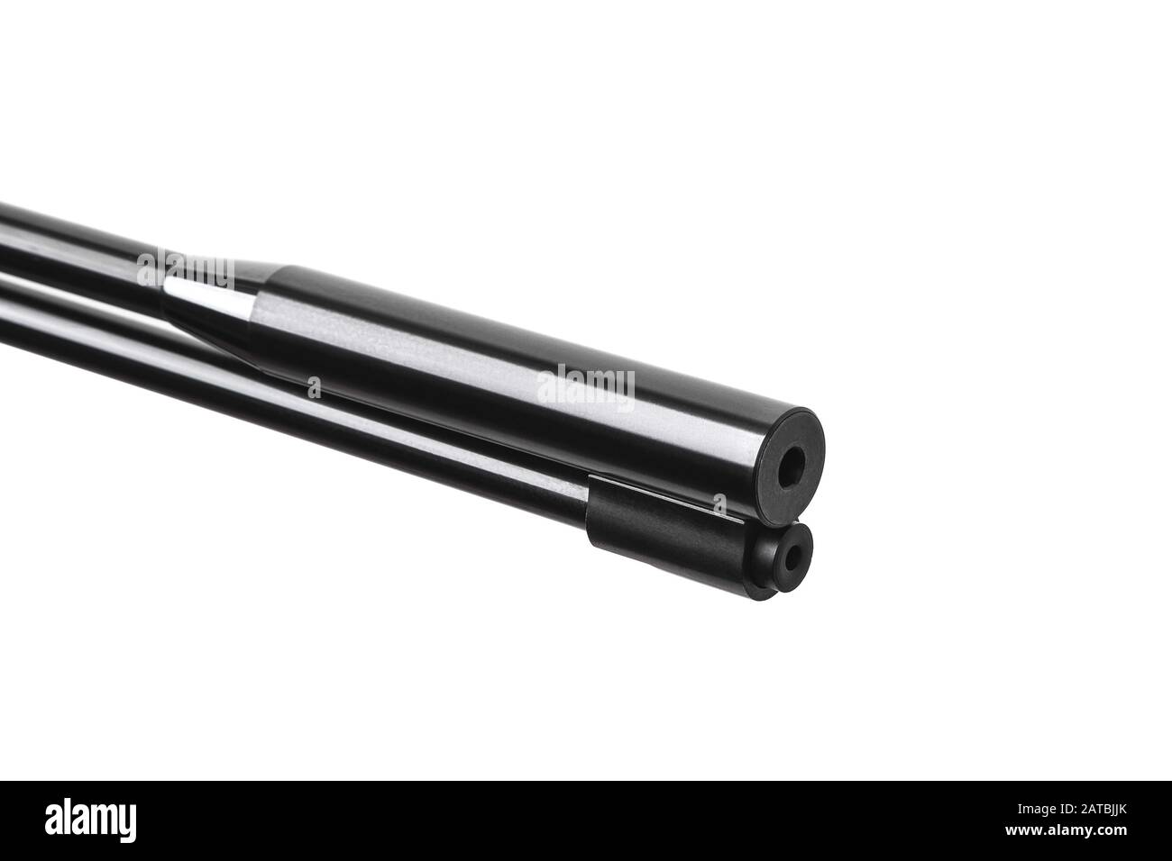 Pneumatic rifle isolated on white background Stock Photo - Alamy