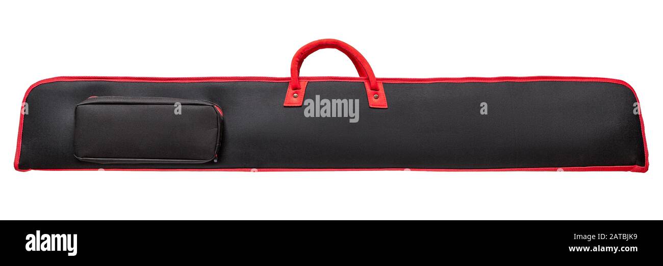 Black red soft case for guns isolated for white background Stock Photo ...