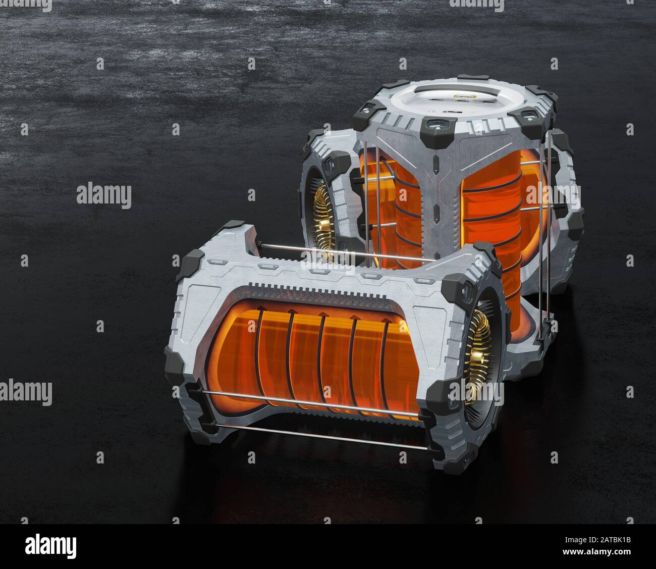 Tank batteries hi-res stock photography and images - Alamy