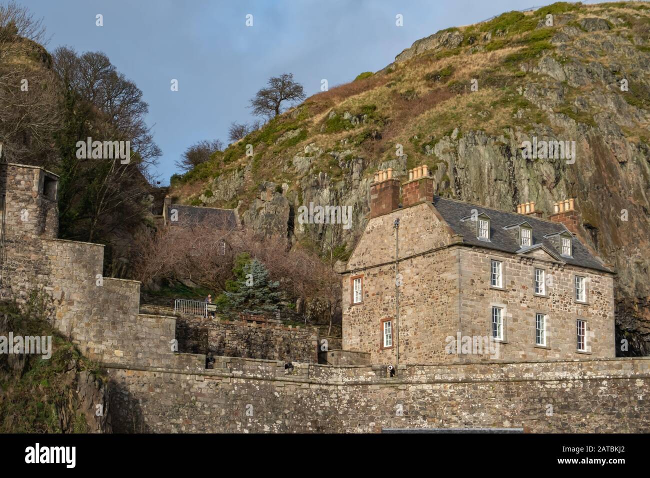 Dumbarton, Scotland, UK. 2nd February, 2020. UK Weather. The grounds of ...
