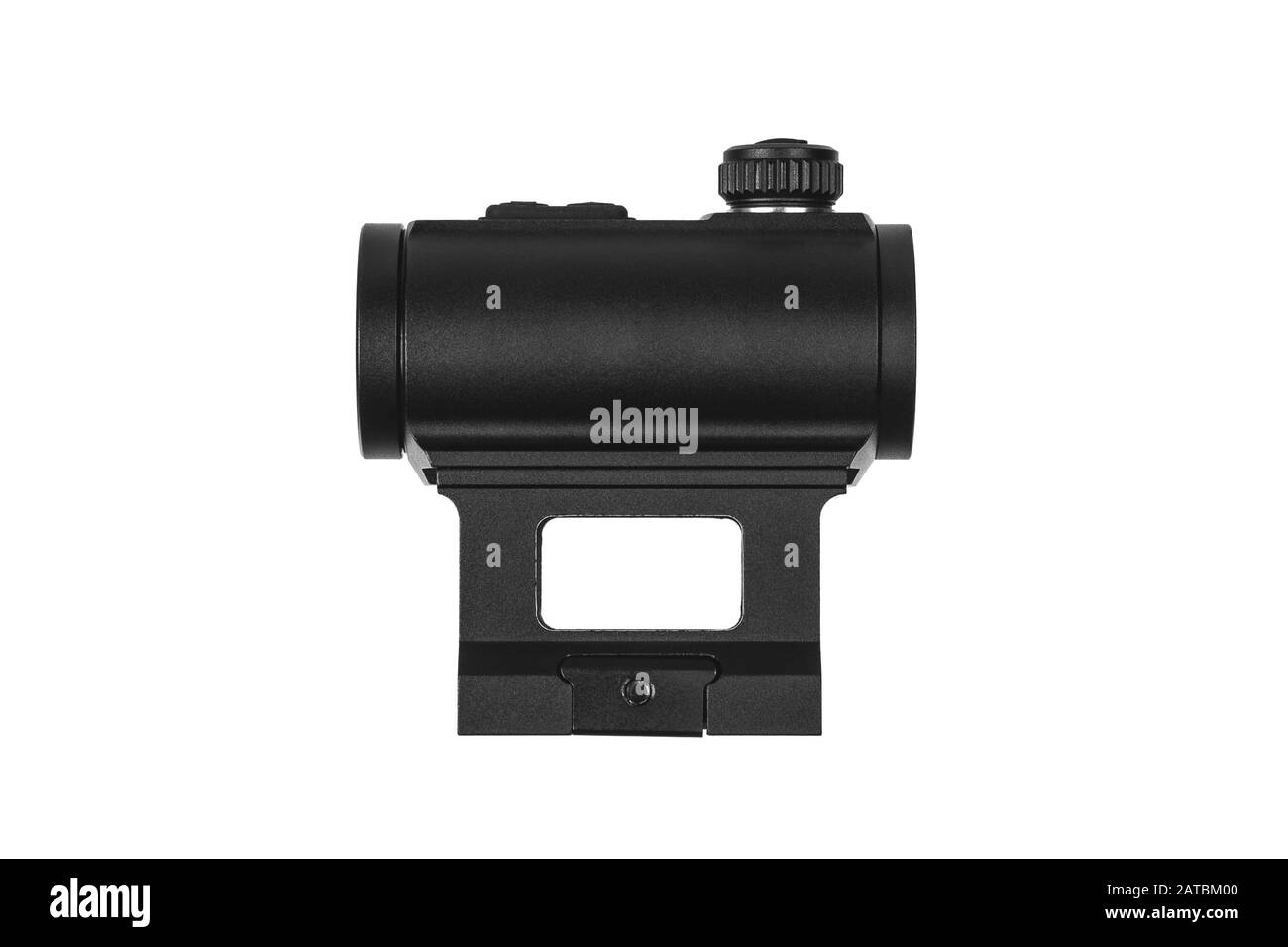 black optical sniper scope isolated on white background Stock Photo - Alamy