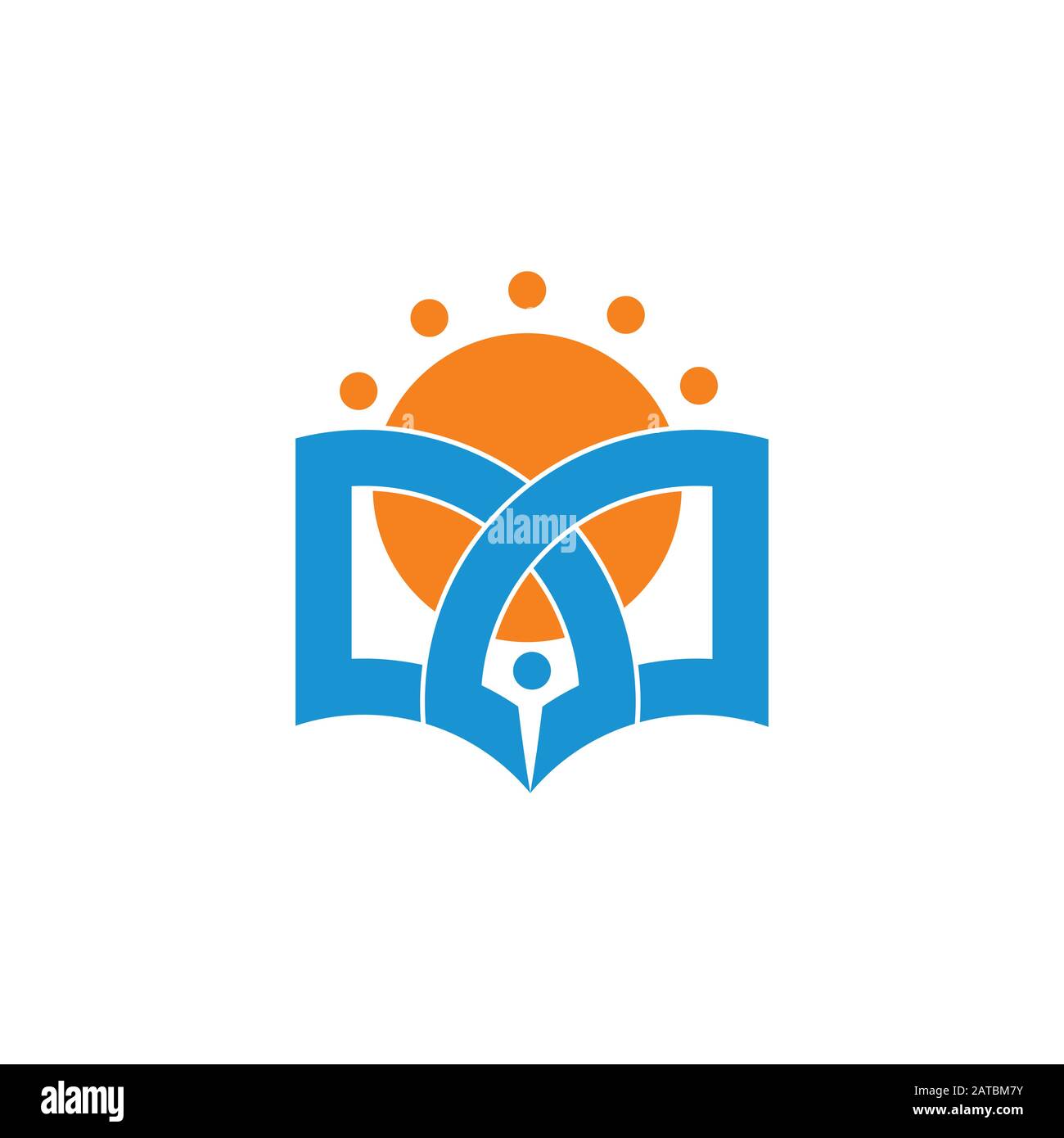 Vector pen people logo hi-res stock photography and images - Alamy