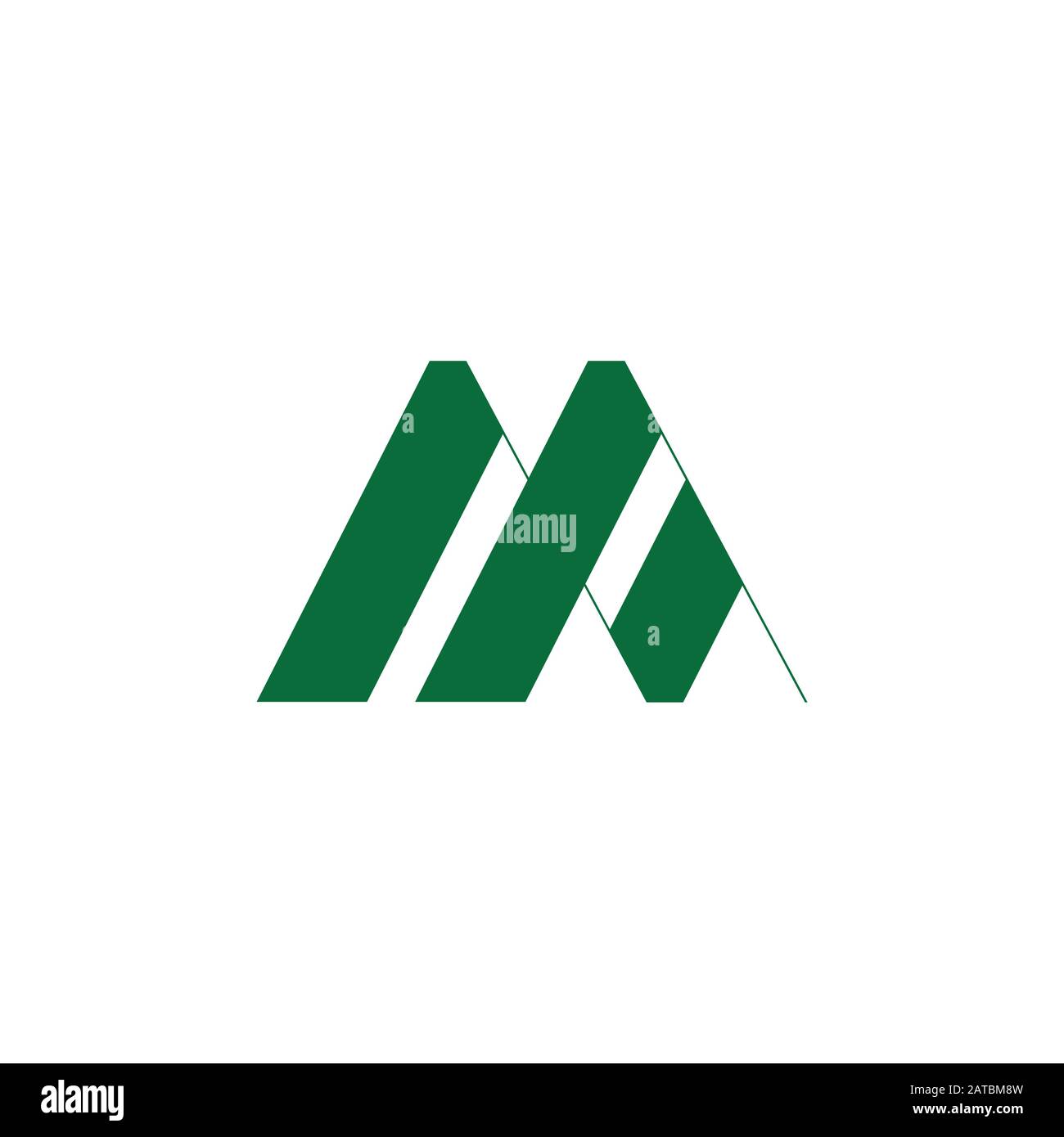 Abstract m shape geometric shapes hi-res stock photography and images ...