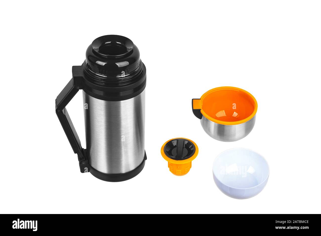 thermos isolated on white background Stock Photo - Alamy