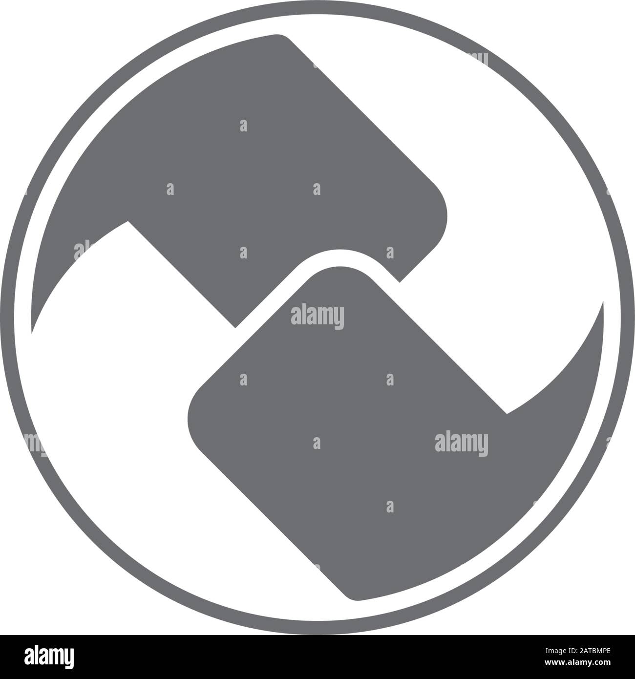 letter pd symbol linked geometric logo vector Stock Vector Image & Art ...