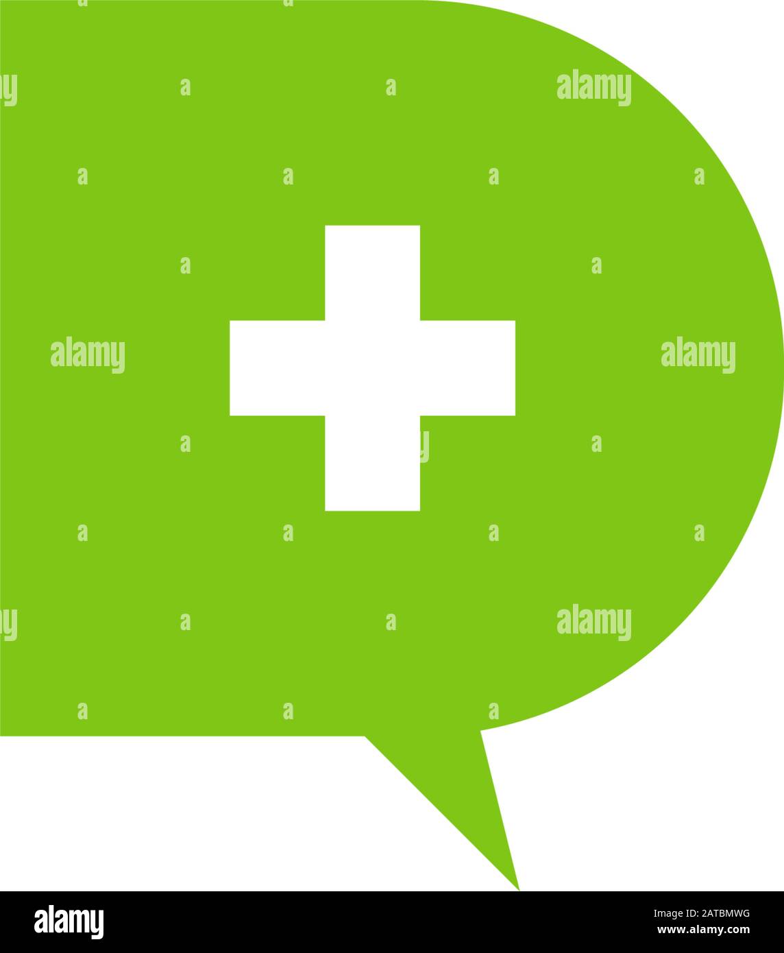 letter dr plus medical doctor talk symbol logo vector Stock Vector ...