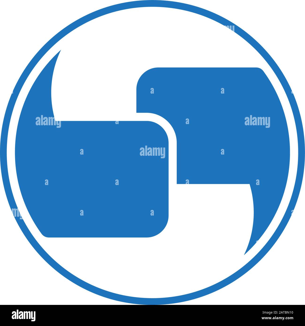 letter bq symbol linked geometric logo vector Stock Vector Image & Art ...