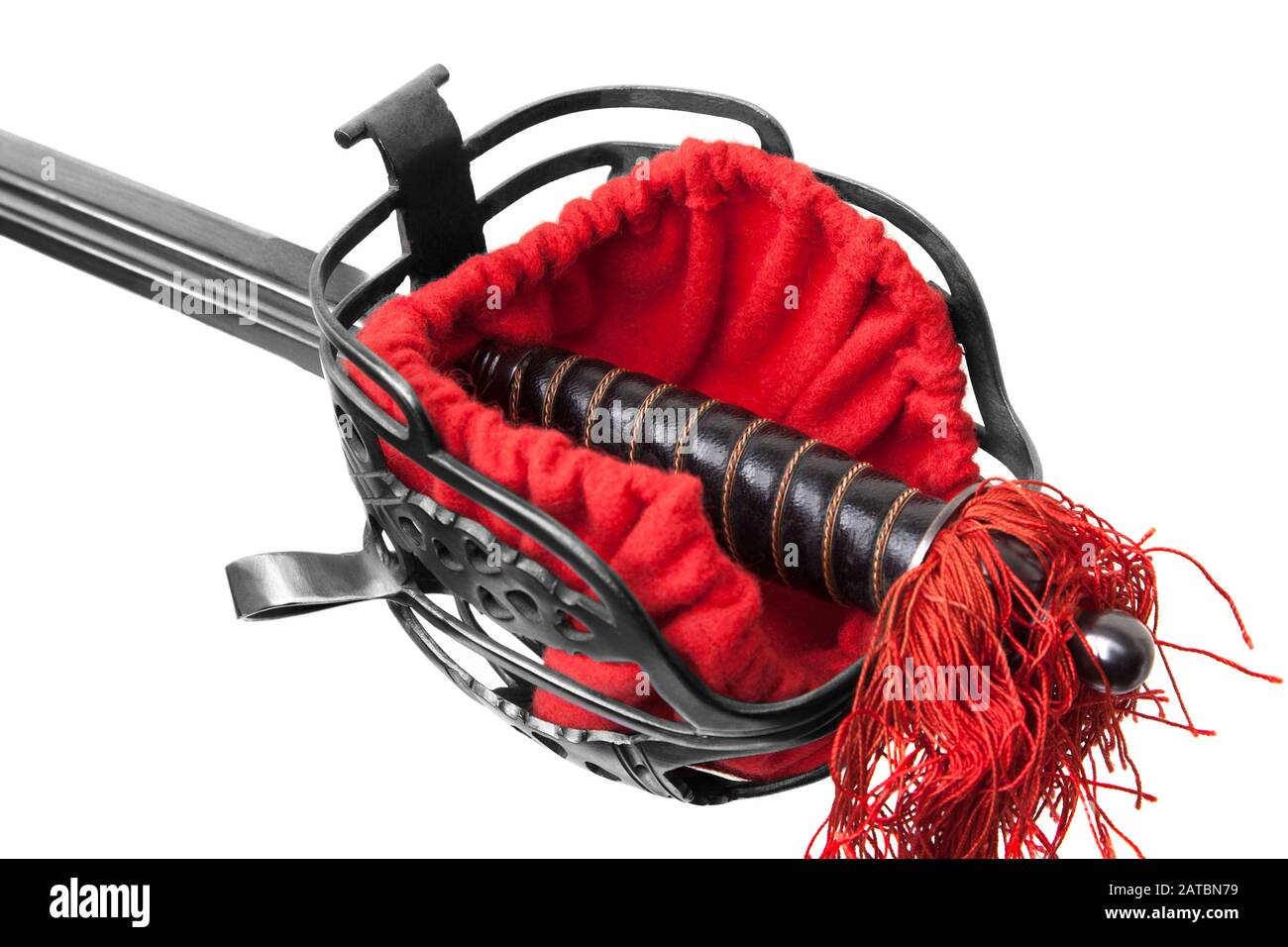 Knight's sword isolated on a white background. Old sword medieval ...