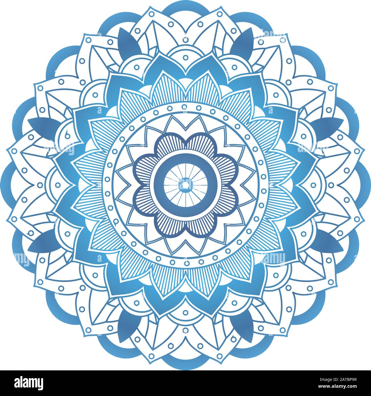 Mandala patterns on isolated background illustration Stock Vector Image ...