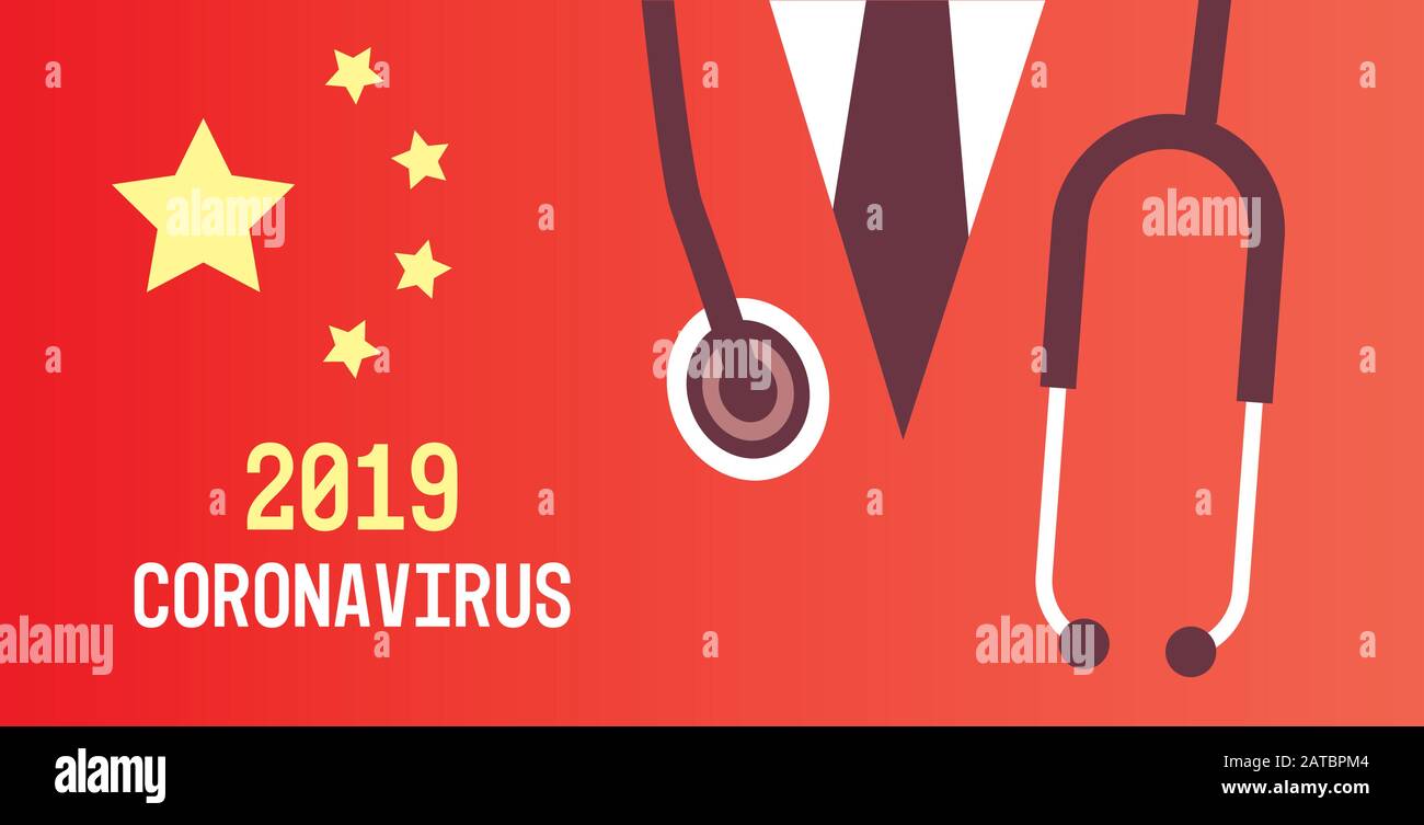 coronavirus 2019-nCoV epidemic doctor with stethoscope china pathogen ...