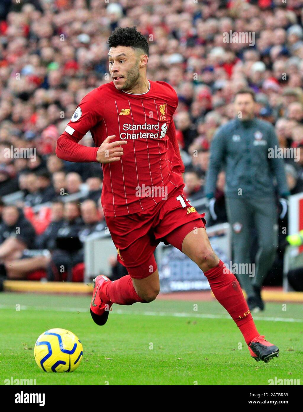Liverpool's Alex Oxlade-Chamberlain during the Premier League match at ...