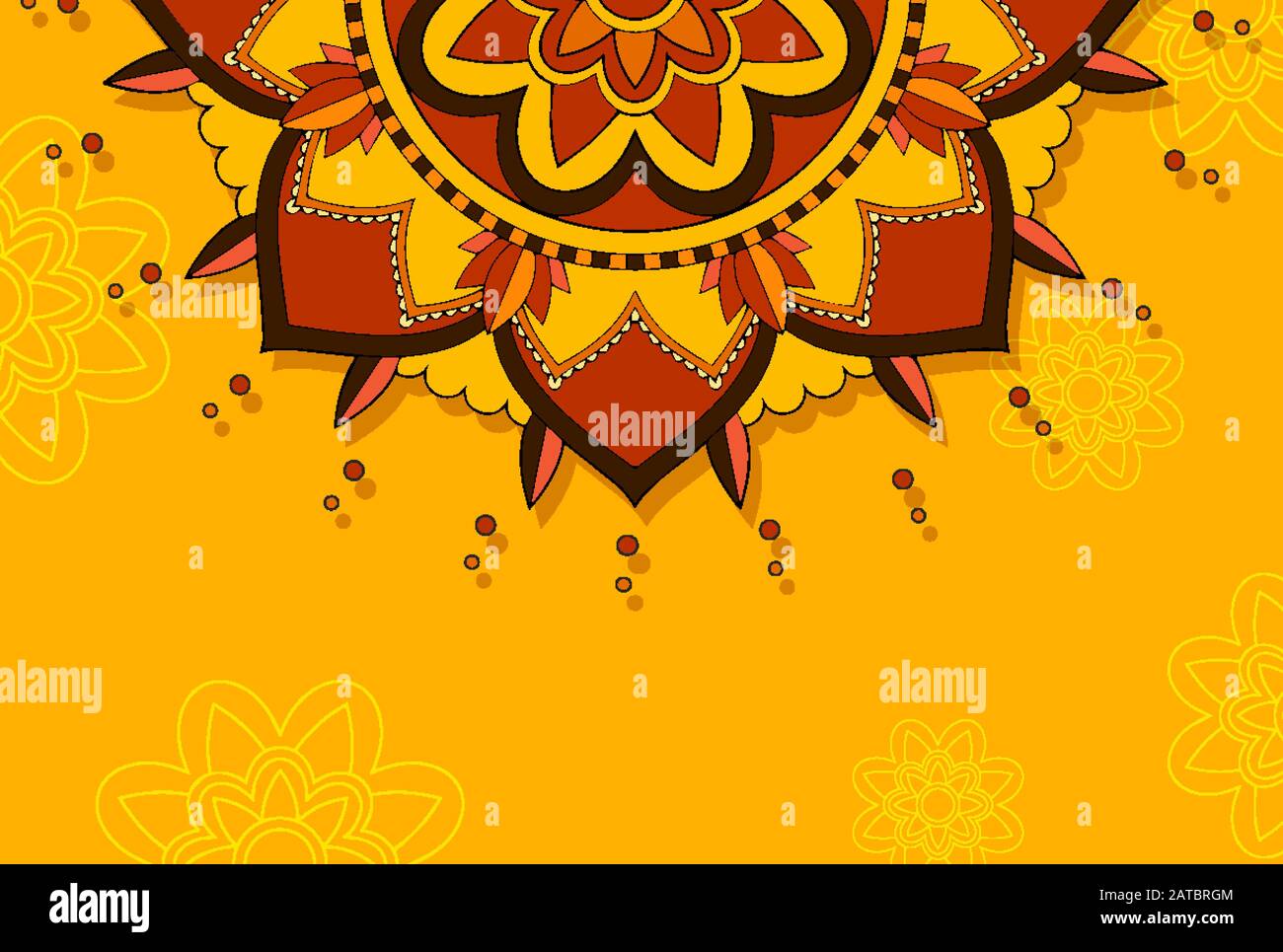 Background template with mandala designs illustration Stock Vector ...