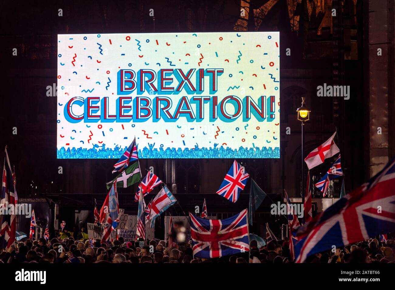 Brexit celebration hi-res stock photography and images - Alamy