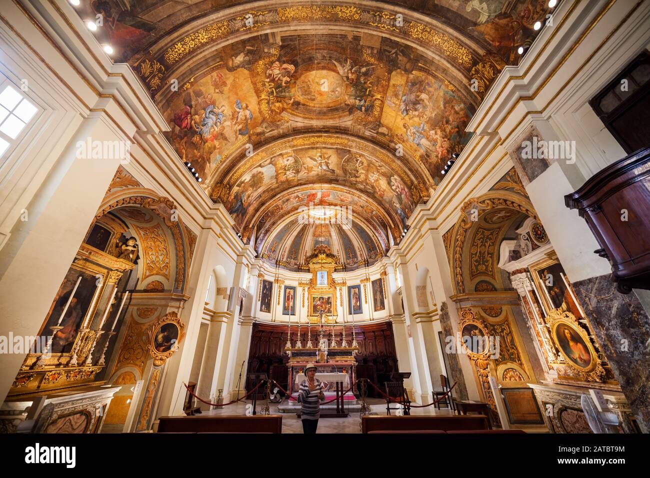Valletta, Malta - October 10, 2019: Church of Our Lady of Victory ...
