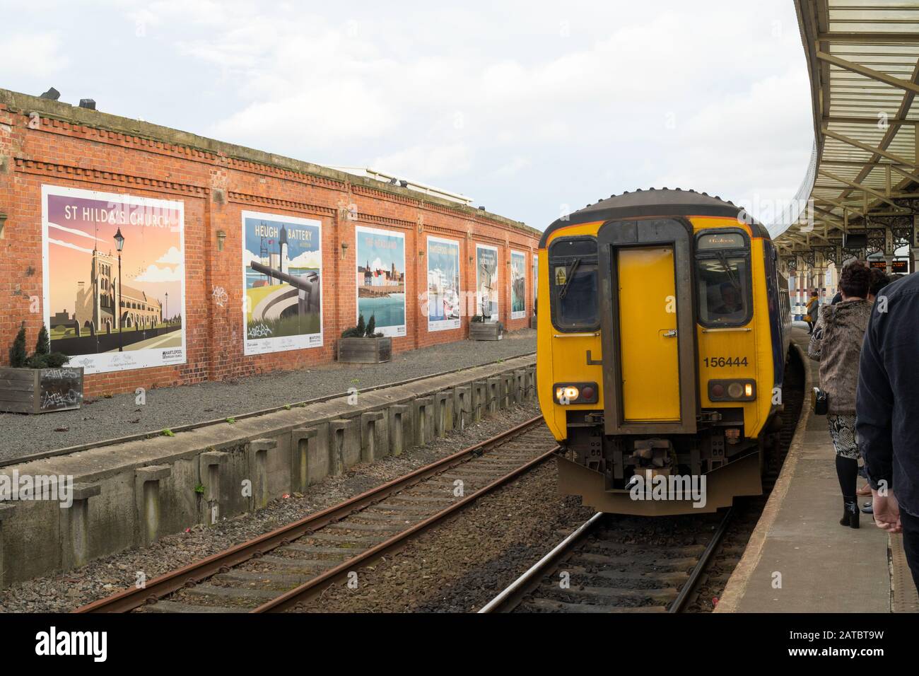 Northern Rail Class 156 Super Sprinter standing in Hartlepool train ...
