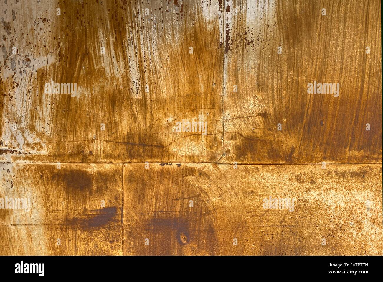 a rusted piece of metal steel wall panel Stock Photo - Alamy