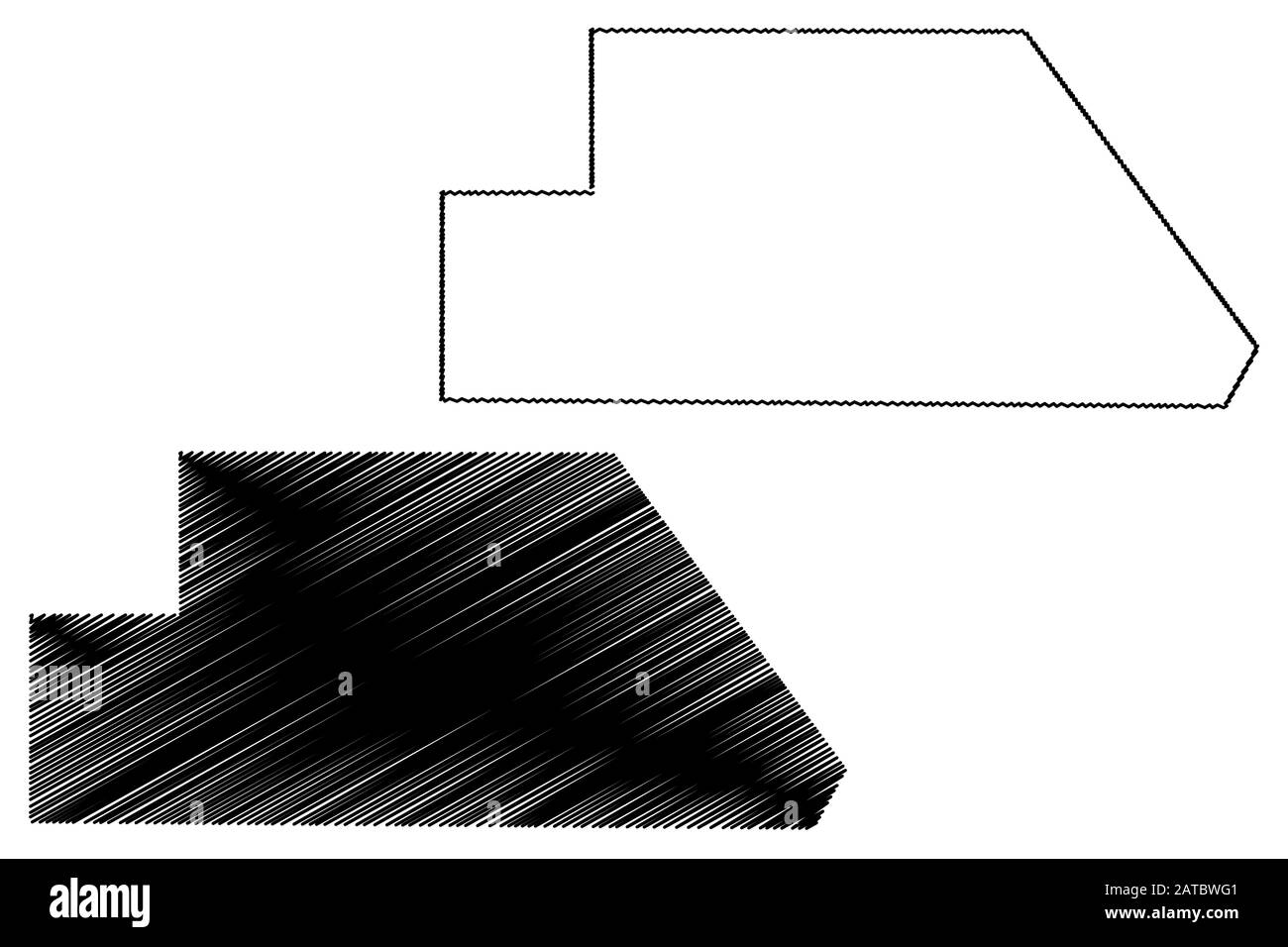 Ghanzi District (Districts of Botswana, Republic of Botswana) map ...