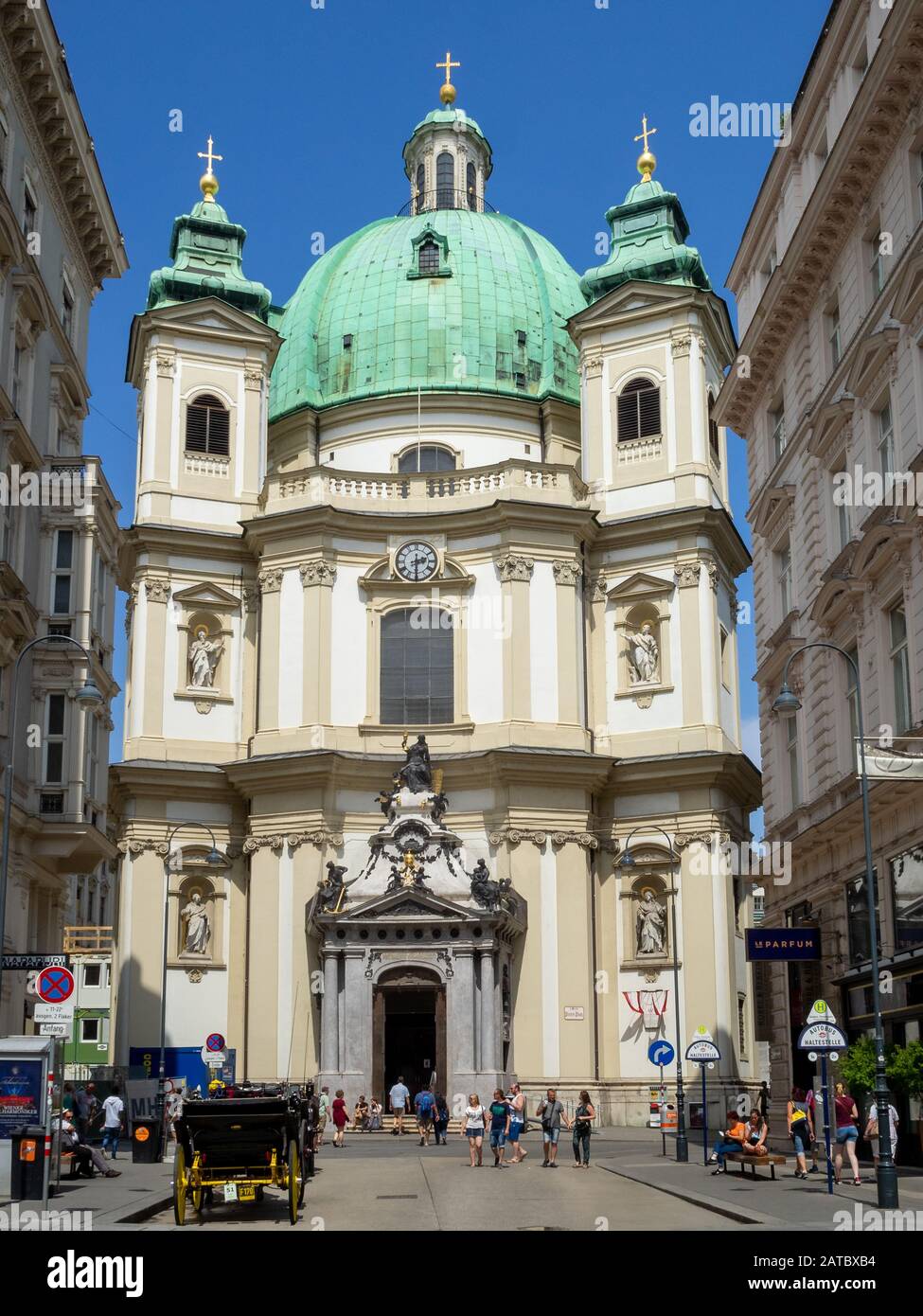 Vienna's St. Peter Church Stock Photo - Alamy