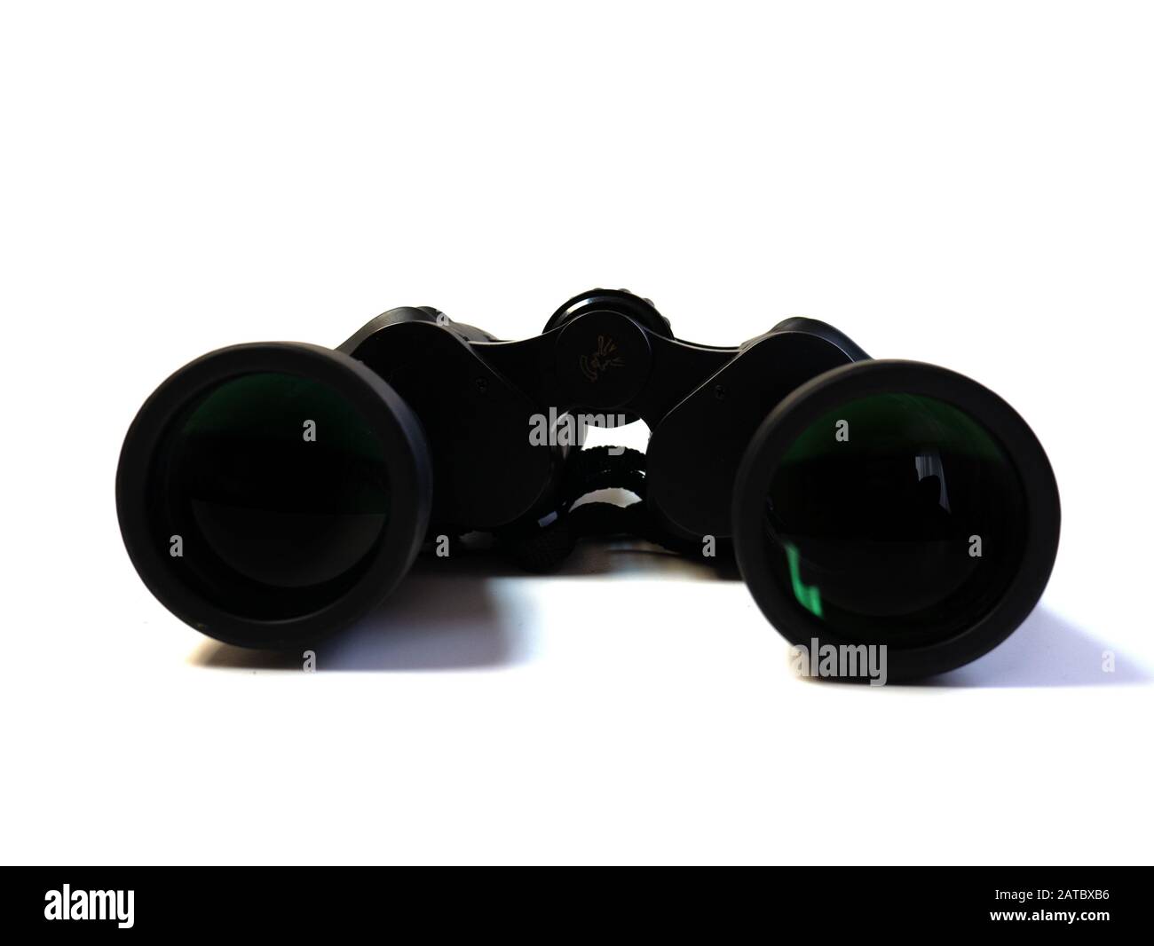 Close-up binoculars on a white background Stock Photo - Alamy