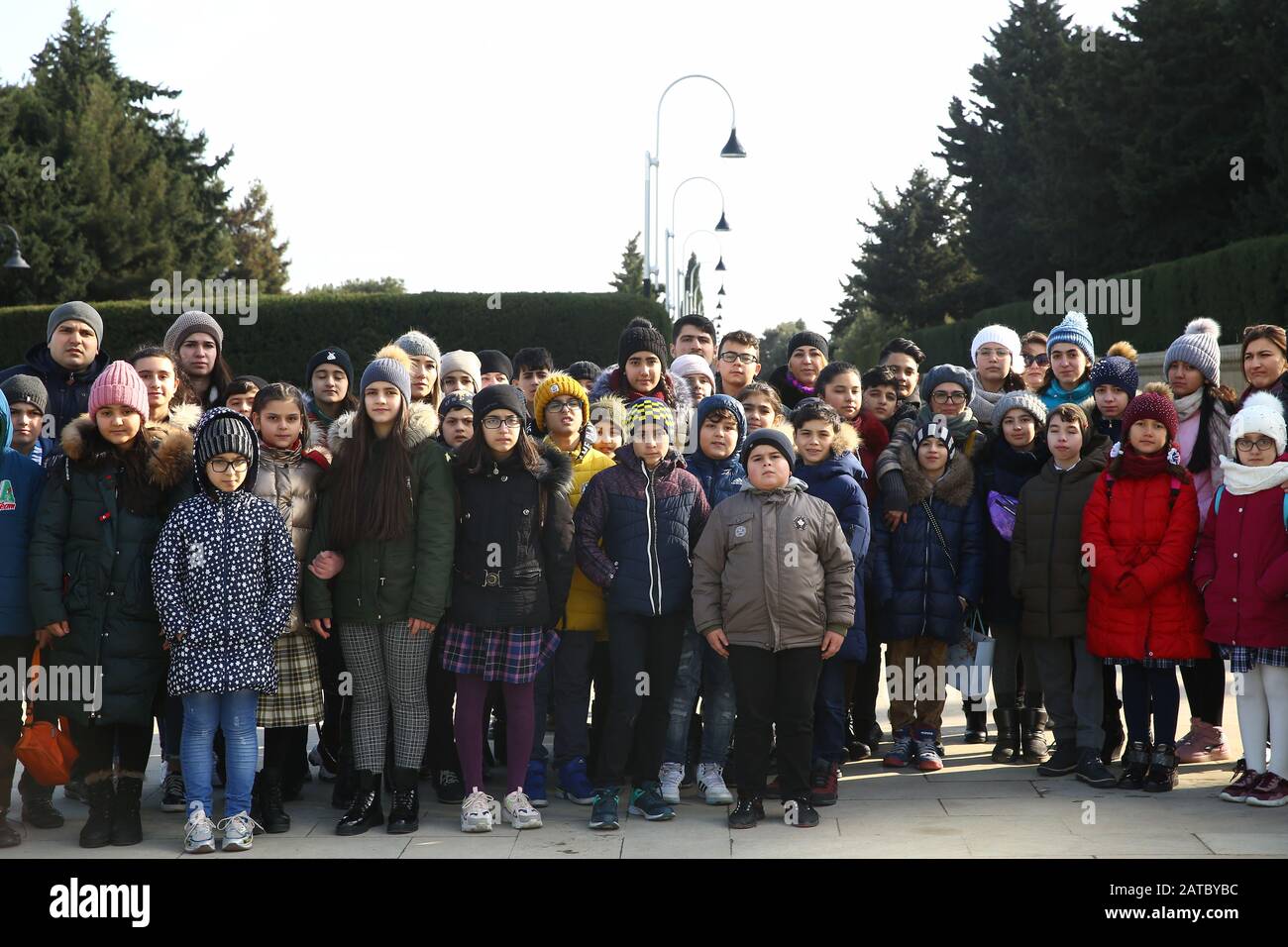People visiting Alley of Martyrs on anniversary of 20th January tragedy ...