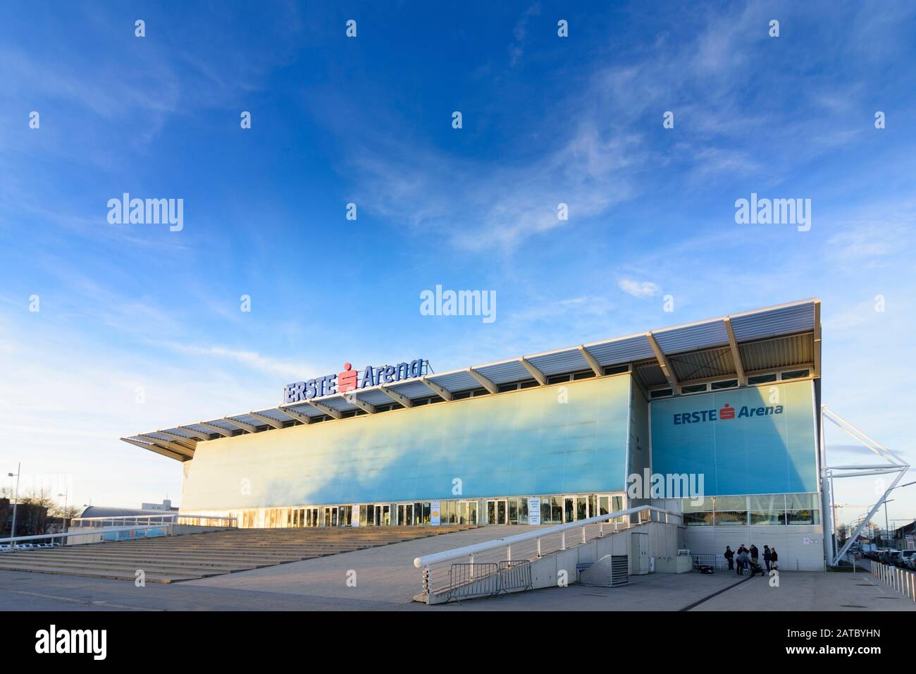 Wien, Vienna: ice sports hall Erste Bank Arena in 22. Donaustadt, Wien ...